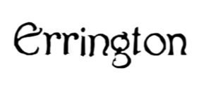 ERRINGTON Electric Guitar Models